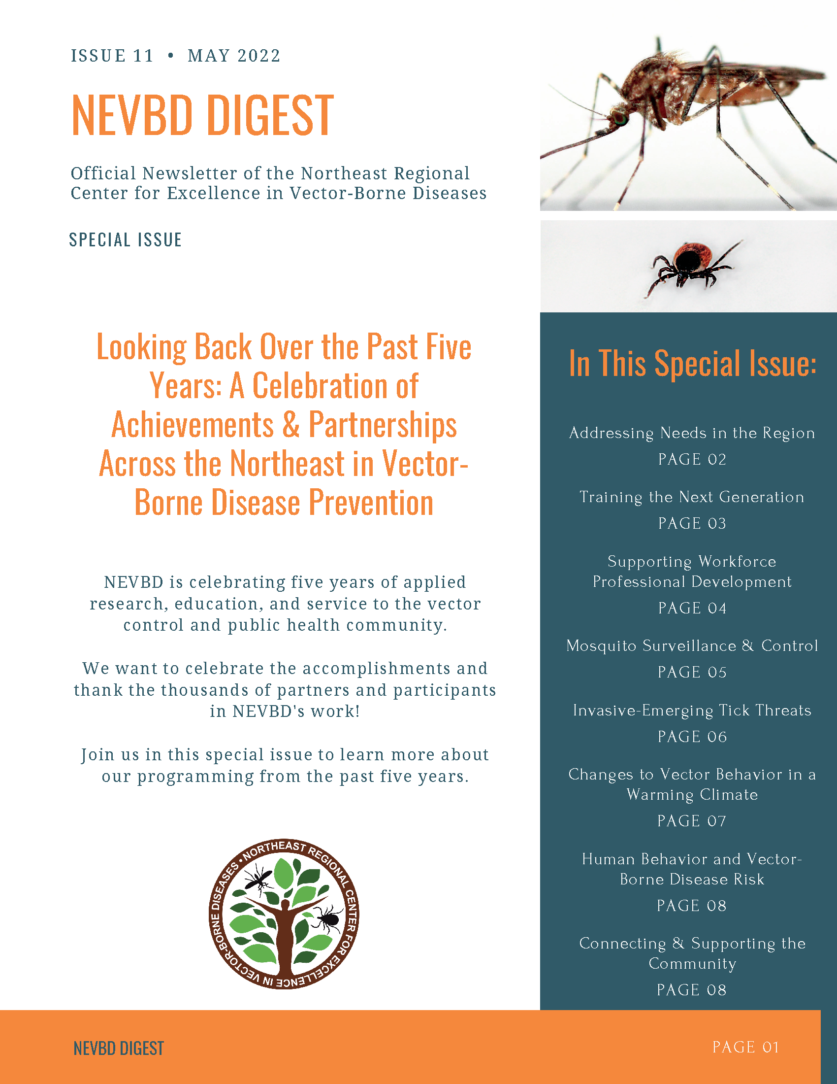 NEVBD: Northeast Regional Center for Excellence in Vector-Borne Diseases